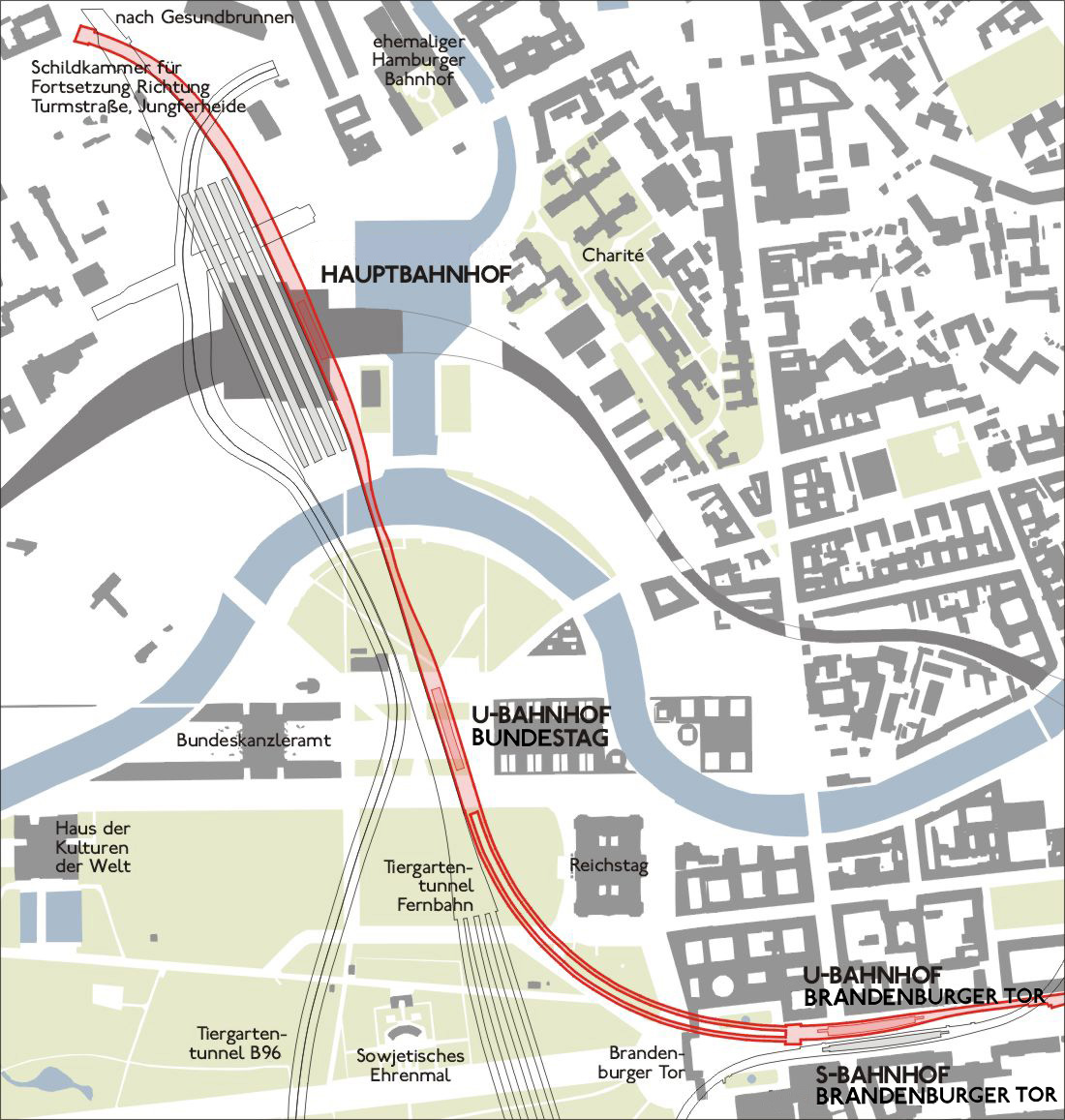 U5 in Berlin - jeder U-Bahnhof ist ein Unikat - Linie 5
